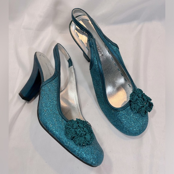Highlights | Shoes | Vintage Highlights Glitter Heels By Payless | Poshmark